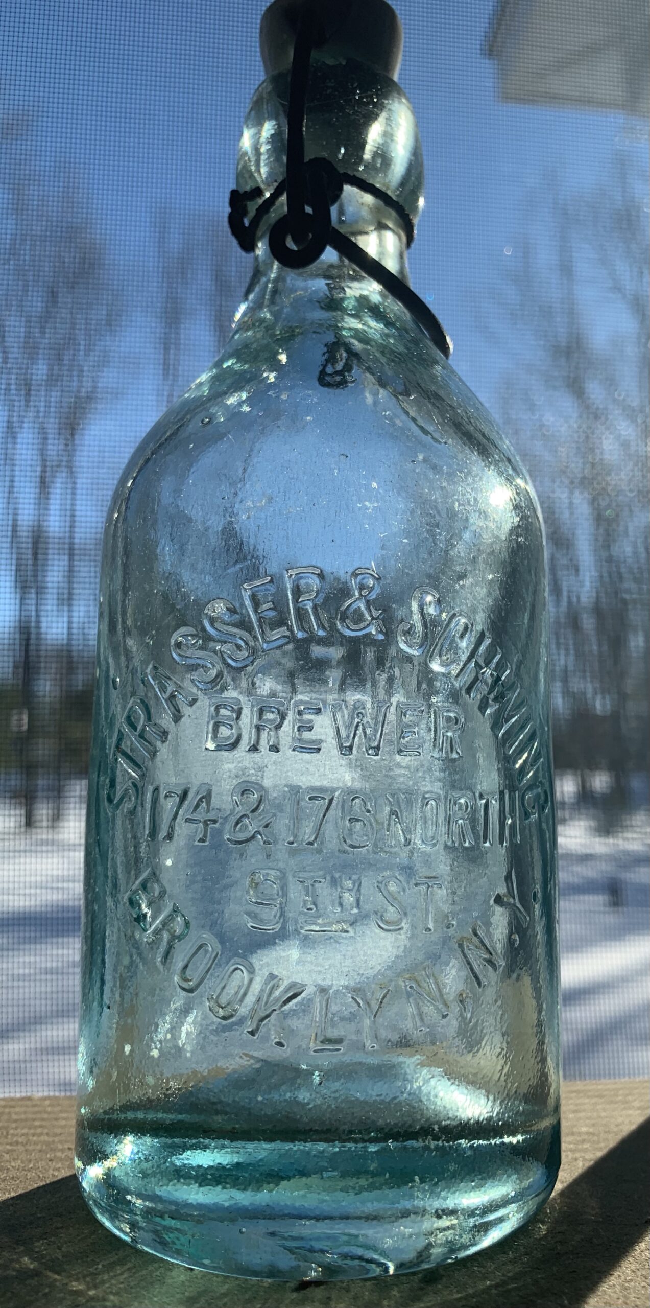 Strasser & Schwing - Historic Beer Bottles NYC